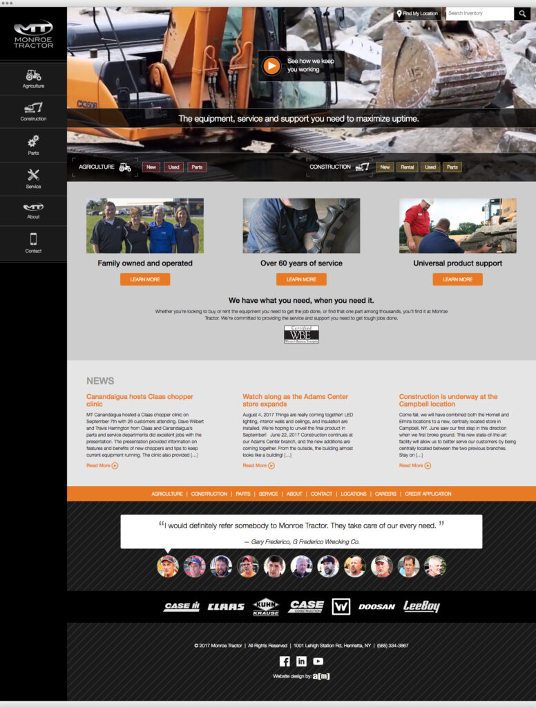Website Development Rochester NY | Website Design by a(m)